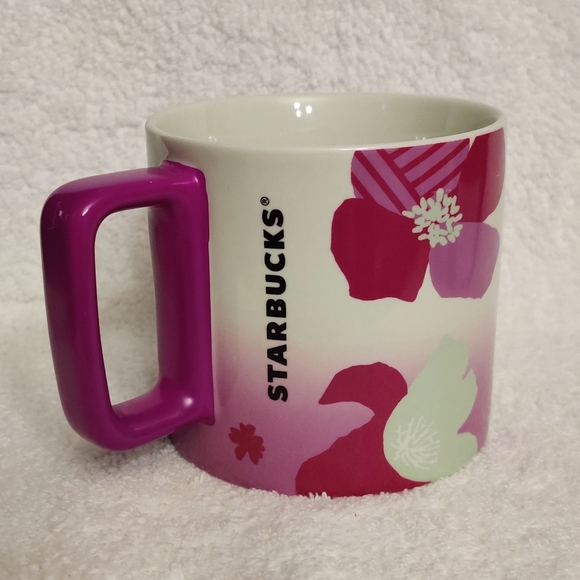 Starbucks | Dining | Starbucks 222 Fuchsiapurplegreen Floralflowers ...